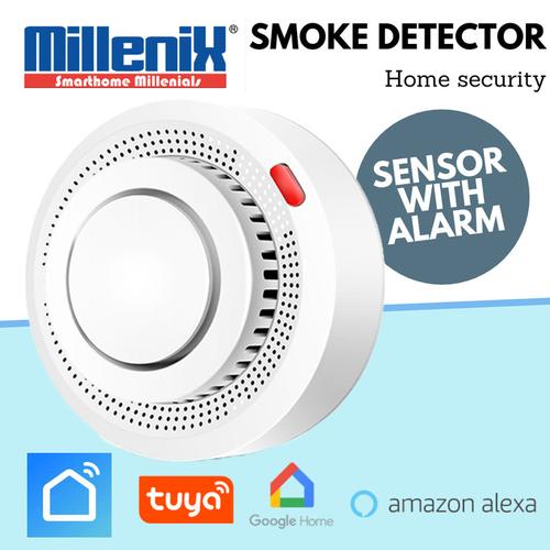 Promo SMART SMOKE DETECTOR FIRE ALARM SENSOR PENDETEKSI ASAP TUYA ...