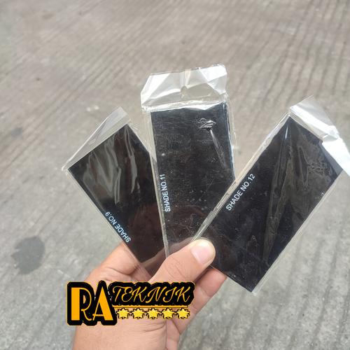 Jual KACA LAS HITAM KEDOK WELDING GLASS BLACK Ukuran Pilih Varian - NO ...