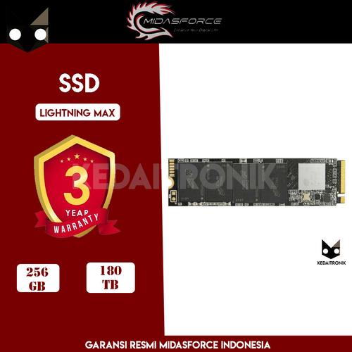 Jual Midasforce SSD NVMe Lightning Max 256GB ORIGINAL - Kota Surabaya ...