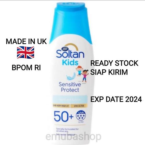 Jual Soltan Sun Kids Sensitive Protect Sunscreen Sunblock Lotion SPF 50 ...