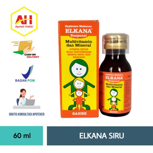 Jual ELKANA ELCANA SUPLEMEN MAKAN 60 ML DAN CL EMULSION 120 ML MULTIVITAMIN - CL 120ML - Kab ...