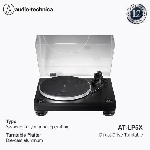 Promo Audio-Technica AT-LP5X Direct-Drive Turntable Cicil 0% 3x ...