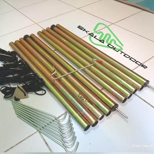 Jual Tiang flysheet Tinggi 3 meter - Rainbow - Kota Cimahi - DeWara outdoor | Tokopedia