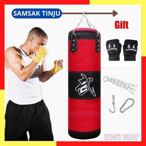 Jual Alat Samsak Latihan Tinju Berdiri Gantung Isi Bantalan Boxing ...
