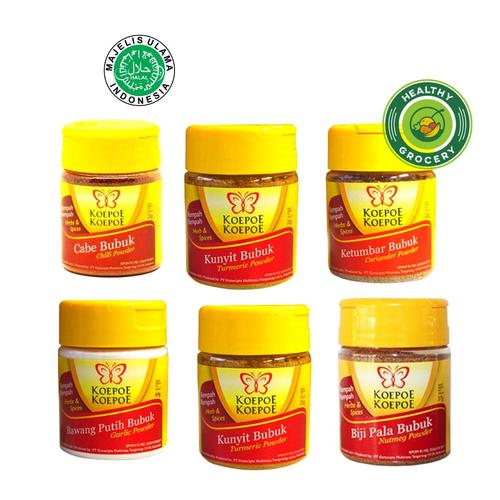 Jual Koepoe Koepoe Aneka Bumbu Kemasan Botol Kecil - TURMERIC POWDER ...