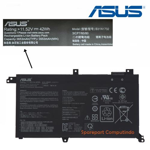 Jual Battery Baterai Asus Vivobook S14 X430FN X430FA B31N1732 - Jakarta Pusat - Sparepart ...