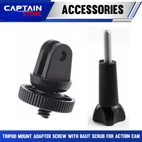 Jual Tripod Mount Adapter Screw with Baut Scrub For Action Cam ...
