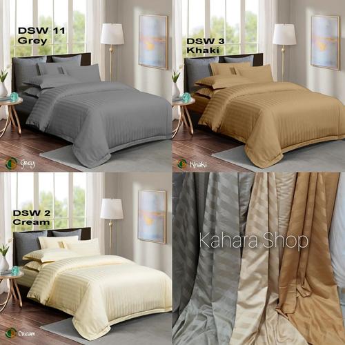 Jual Sprei TENCEL Dobby Salur PREMIUM 400TC Hotel - Khaki, 200x200 ...