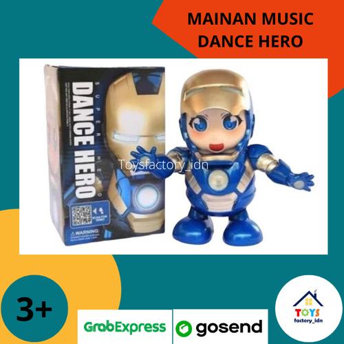 Promo Mainan Robot Iron Man Biru Dancing Hero - Merah - Kota Medan ...