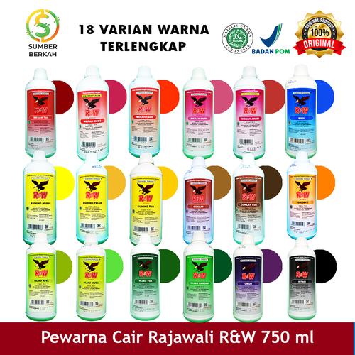 Jual Pewarna Makanan Kue Rajawali R&W RW 750 ml 1 kg - Merah Tua - Kab ...