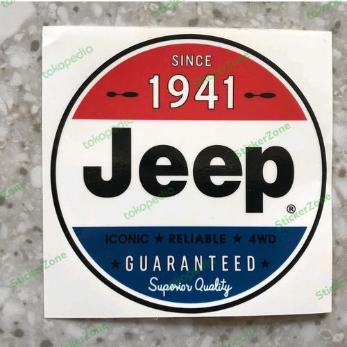 Jual Stiker Jeep 1941 Iconic - Jakarta Selatan - StickerZone | Tokopedia