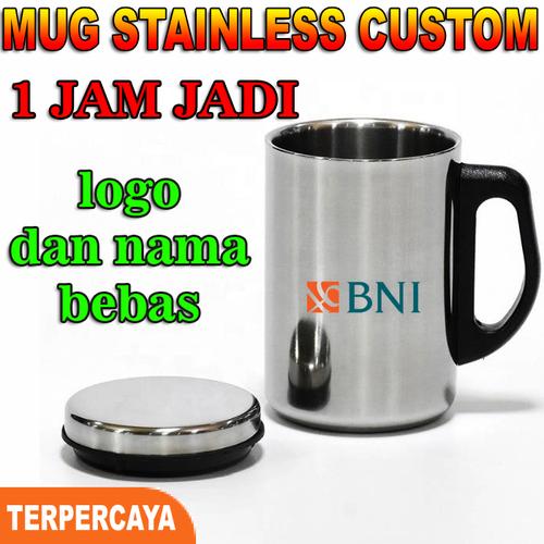 Jual [Mug Custom] Mug stainless cangkir kopi/ mug gelas/tumbler - POLOS ...