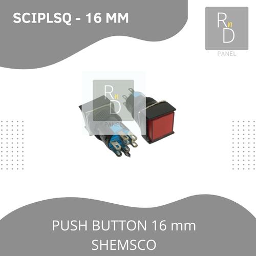 Jual PUSH BUTTON LAMP KOTAK LOCK 16mm SHEMSCO / SCIPLSQ 16mm 24vdc ...
