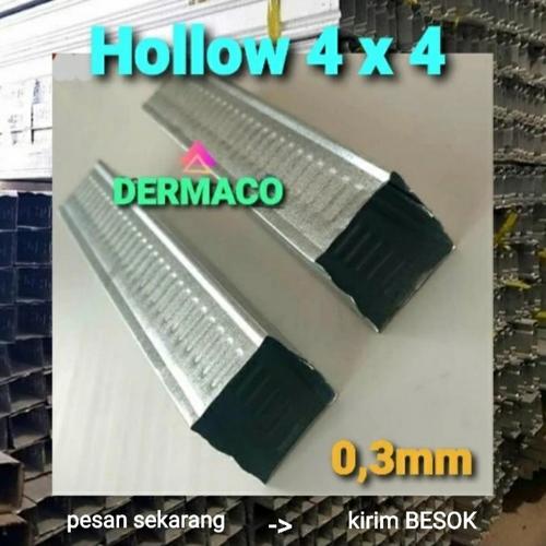 Jual HOLLOW 4 x 4 - 0,3mm THM # HOLLOW RANGKA PLAFON PARTISI / HOLO ...