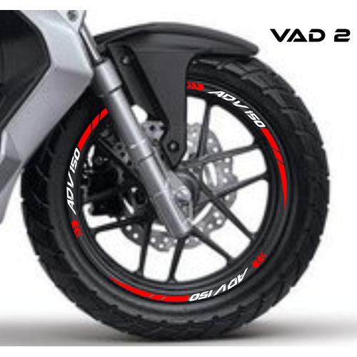 Jual Stiker Velg ADV HItam list cutting sticker Bahan Nyala fosfor ...