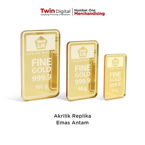 Jual Replika Emas Antam Hantaran Dekorasi Mahar - Logam Mulia Seserahan ...