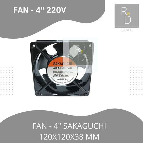 Jual FAN PANEL 12cm 220V / FAN 120X120X38 220V / FAN 4" SAKAGUCHI ...
