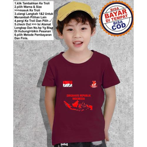 Jual BAJU HUT KEMERDEKAAN RI KE | BAJU 17 AGUSTUS ANAK - Kuning, 6 ...