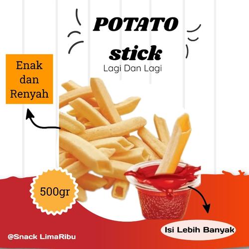 Jual stick potato 250gr+stik potato 500gr+snack kiloan+french fries ...
