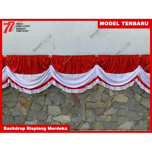 Jual Backdrop Merdeka - 5 Gelombang - Kota Surabaya - JuraganBendera ...