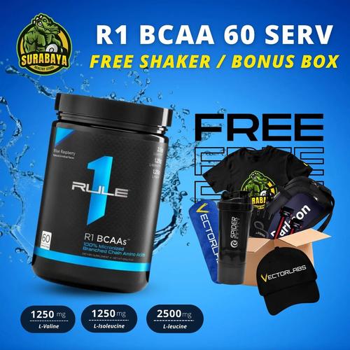 Jual R1 BCAA 60 Serving Rule1 Rule One Protein BCAAs Not Amino Whey Isolate - WATERMELON, NON ...