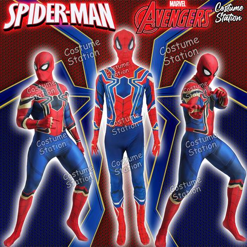 Jual Kostum Spiderman Blue Marvel / Costume Avengers Superhero pria ...