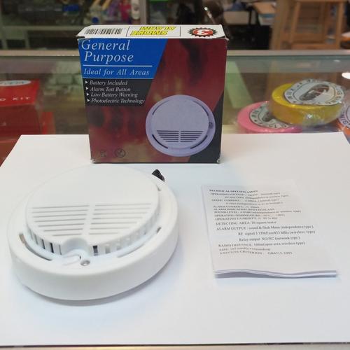 Jual Deteksi Asap Kebakaran Portable/ Smoke Detector Fire Alarm ...
