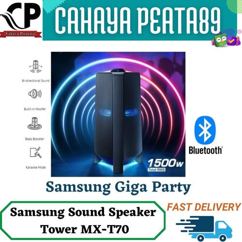Promo Samsung Sound Speaker Tower MX-T70 Giga Party MXT70 1500 W MX-T70 ...