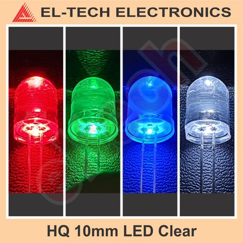 Jual LED 10mm 10 mm Lampu Clear Bening Merah Kuning Hijau Biru Putih CN ...