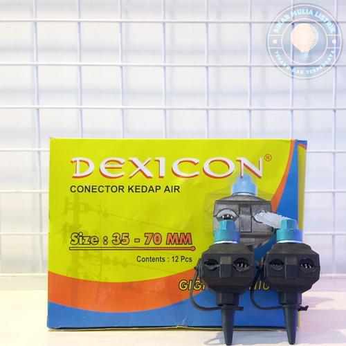 Jual Konektor Kedap Air 35mm - 70mm Gigi Aluminium DEXICON - 6-25mm ...