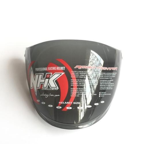 Jual Visor NHK R6 Dark Smoke Original | Kaca helm hitam - IRIDIUM ...