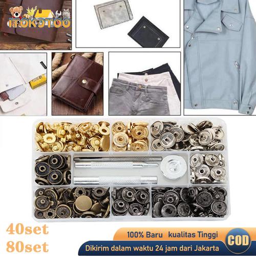 Jual Set Kancing Jepret Besi Dan Alat Pasang Kancing Utk Tas Dompet ...