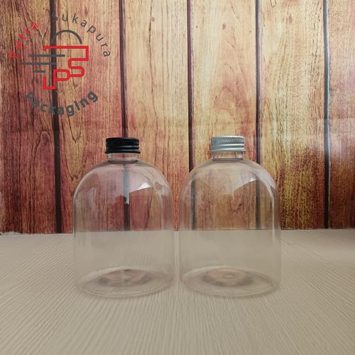 Jual botol ulir 500ml pendek/botol plastik 500ml/ulir alumunium neck 28 ...
