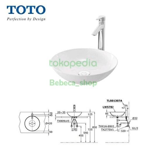 Jual Wastafel TOTO LW 578 J W/F Putih - Jakarta Selatan - Bebecashop ...
