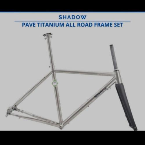 Jual Frameset RoadBike Shadow Pave Titanium All Road Frameset - S ...