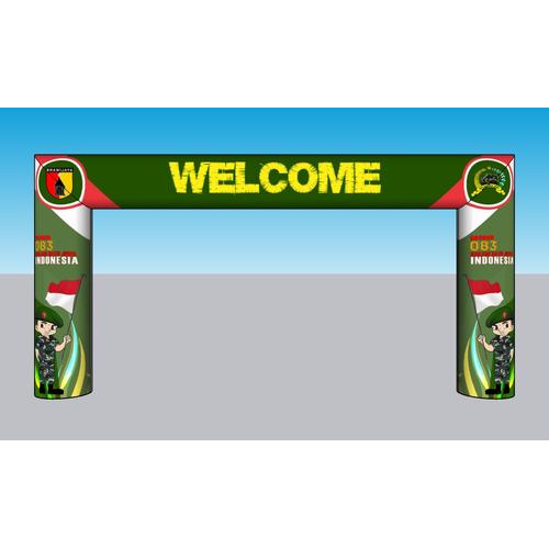 Jual Balloon Gate | Welcome Gate Korem 083/bdj |Bahan Korea 440 Uk.4x8m ...