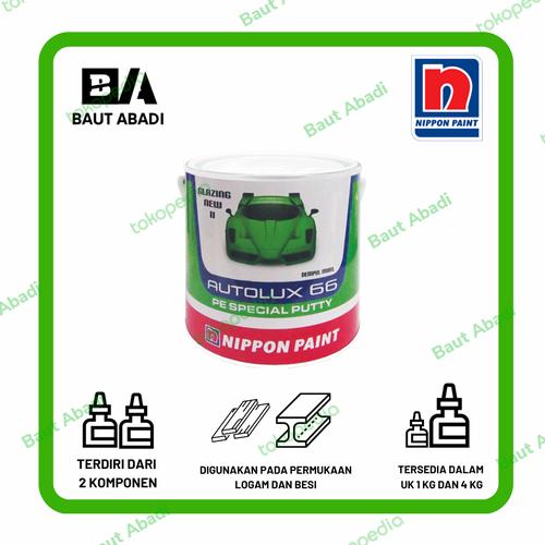 Jual Dempul Besi / Dempul Mobil Nippon Paint Autolux 66 PE Putty 1 kg ...