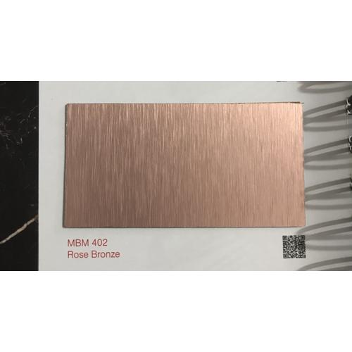 Jual HPL AICA MBM 402 - Rose Bronze - HPL Cooper Brush Hairline / Rose ...