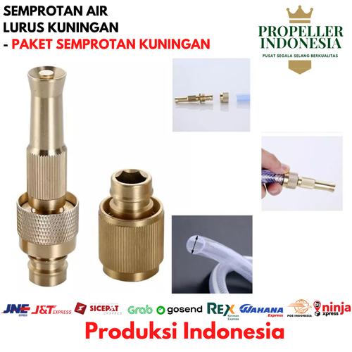 Promo Semprotan Air Lurus Kuningan Hose Nozzle Kepala Cuci Mobil 5 ...