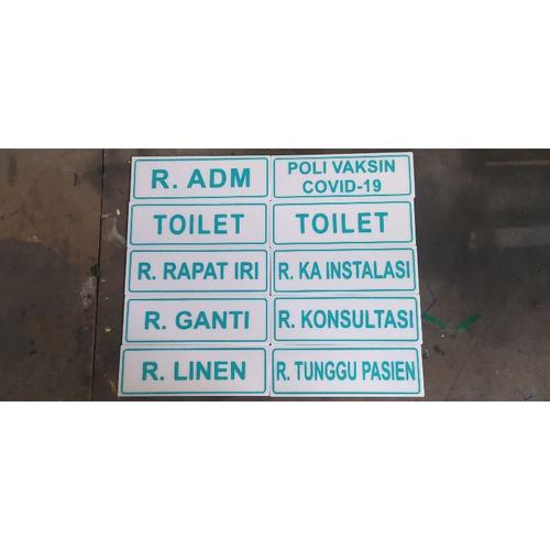 Jual AKRILIK JALUR EVAKUASI SIGN RAMBU GLOW IN THE DARK 30X10 - ruangan ...