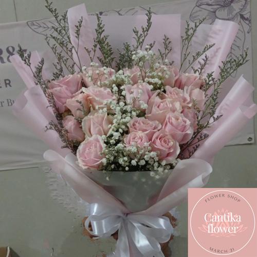Jual Buket handbucket bunga mawar asli fresh, buket anniversary, wisuda ...