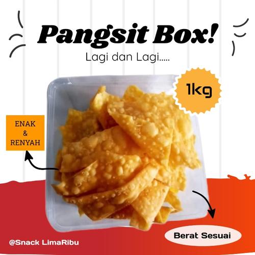 Jual kerupuk mie pangsit 250gr+krupuk pangsit 500gr+pangsit mie ayam ...
