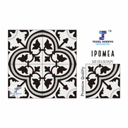 Jual Tegel Lantai dan Dinding Motif Ipomea Premium Ukuran 20x20 cm ...