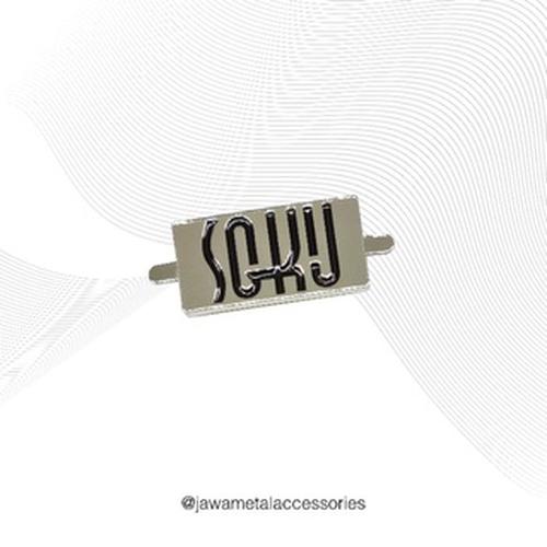 Jual Jawa Label Tas Custom Jawa Metal Minimal Order 1.000 pcs - Kota ...