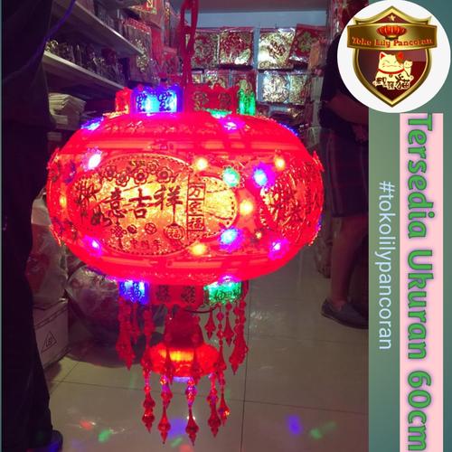 Jual lampion led imlek / Lampion LED gantung / Lampion Imlek /Lampion ...