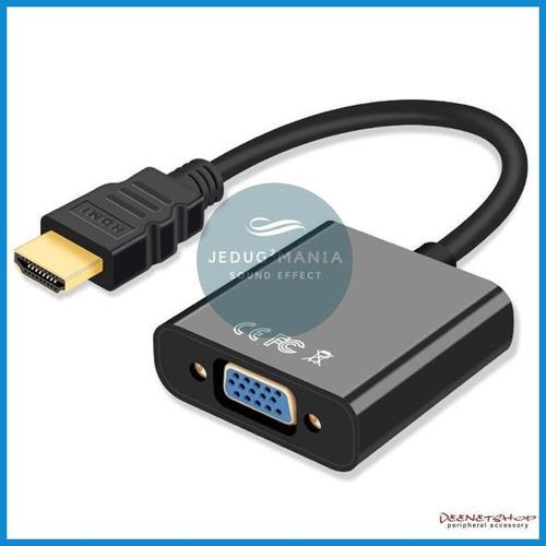Jual Converter HDMI to VGA - Kabel HDMI to VGA - Konektor HDMI to VGA - Putih - Jakarta Timur ...