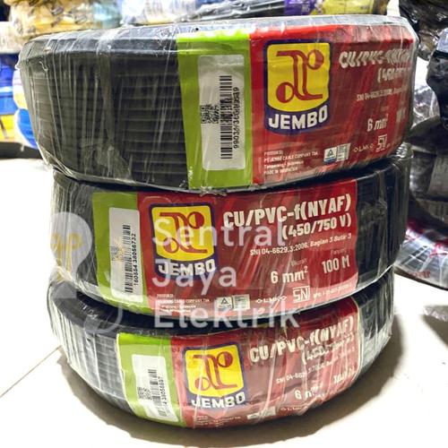Jual KABEL NYAF SERABUT 6mm 6 mm JEMBO @100M 100M - Hitam - Jakarta Pusat - Sentral Jaya ...