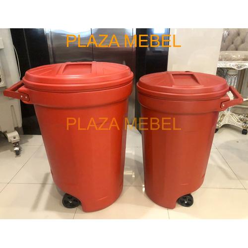 Jual Tempat Sampah Roda 120 - 180 Liter BESAR Tong Kuat ( Biru / Merah ...
