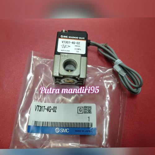 Jual SMC Solenoid Valve Pneumatic VT-307-4G-02 AC220 port 1/4 SMC ...