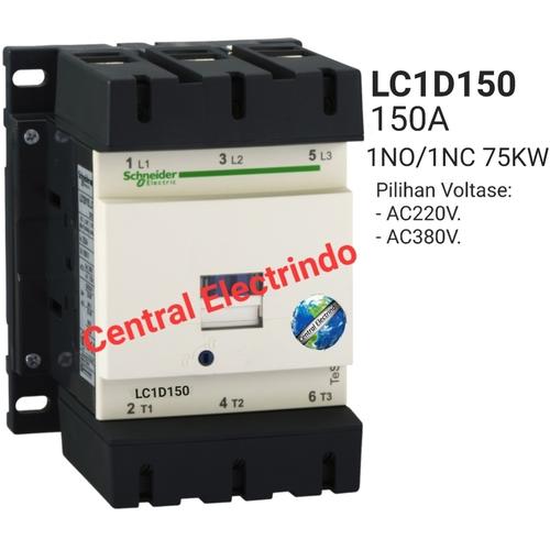 Jual Kontactor Contactor LC1D150 150A 1NO 1NC. - AC 220V - Kota ...